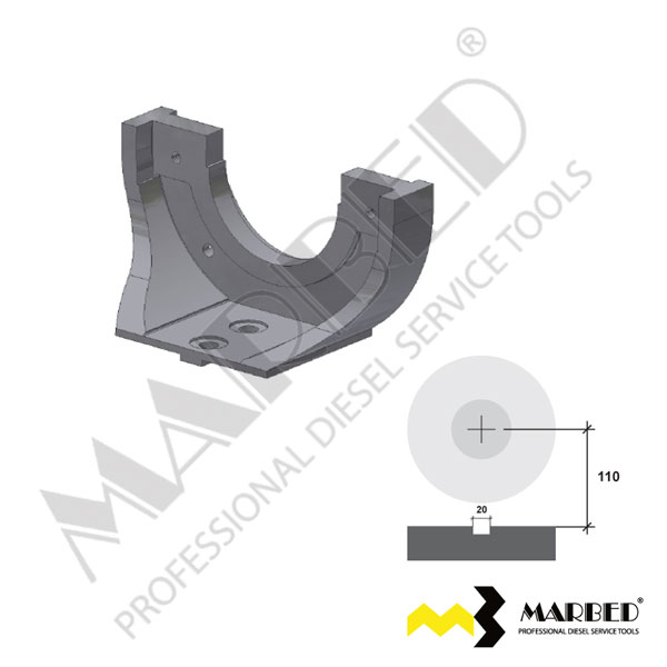 Universal cradle to host the pump mounting flanges | Diesel Injection ...