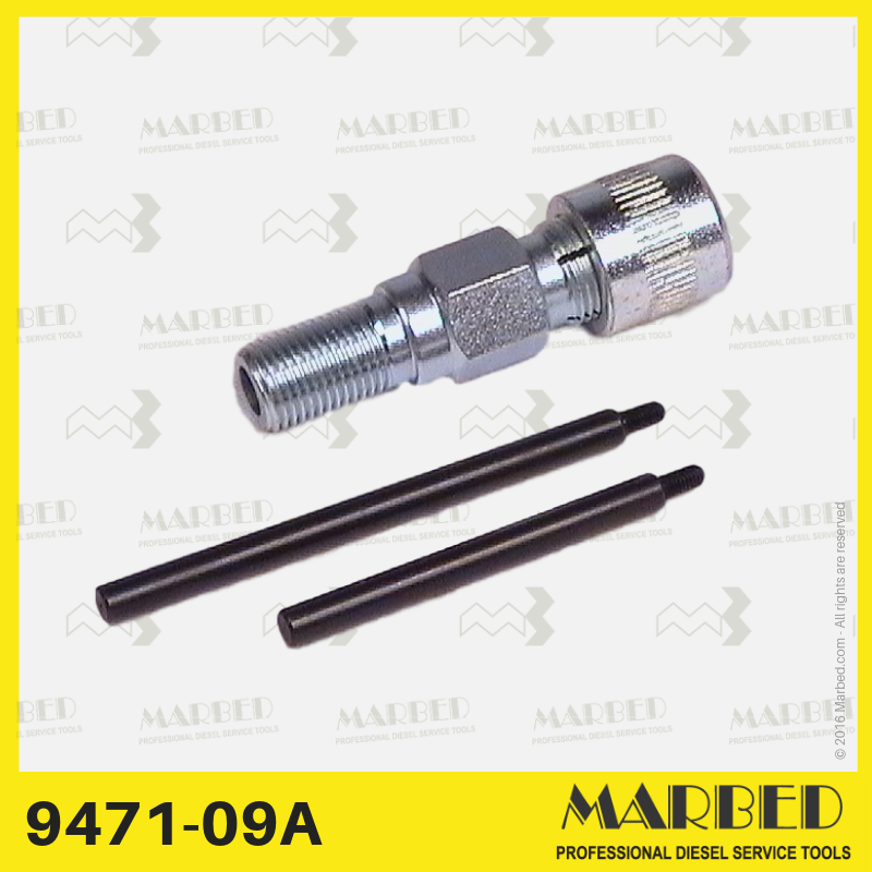 Comparator holder M10x1 with pair of probes. | InjectionPower Srl